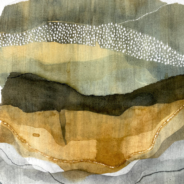 Stefan Gevers original artwork - Watercolour Collage – Studio Stefan Gevers